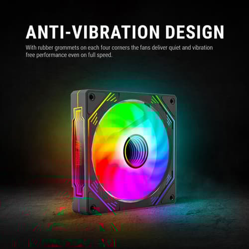 Ant Esports Sciflow ARGB Single Pack Black Cabinet Fan