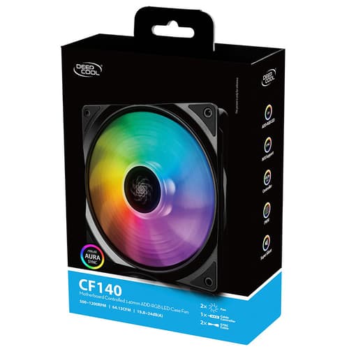 Buy Deepcool CF140 2 in 1 ARGB at Best Price in India - mdcomputers.in