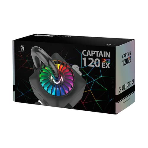 DeepCool Captain 120 EX RGB | 120mm AIO CPU Liquid Cooler