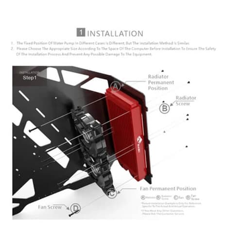 Bykski RC Series 480 x 40mm Radiator | CR-RD480RC-TK-V2