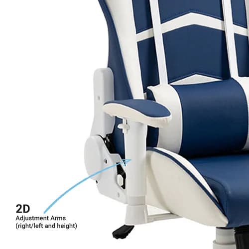 Ant Esports Gaming Chair| 9077-White-Blue