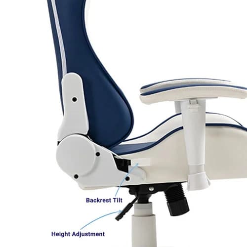 Ant Esports Gaming Chair| 9077-White-Blue
