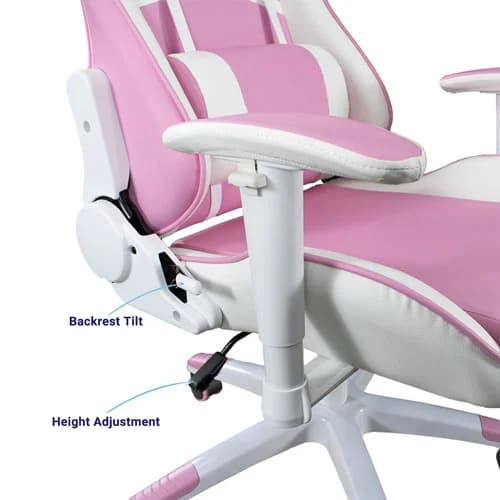 Ant Esports Gaming Chair| 9077-White-Pink
