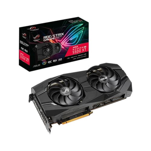 ASUS ROG Strix RX 5500 XT OC 8GB Graphics Card - mdcomputers.in