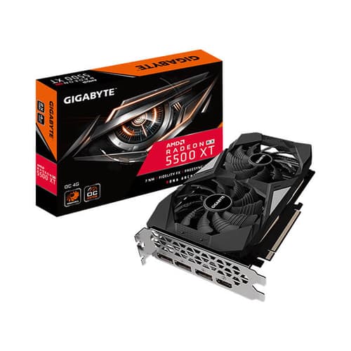 Gigabyte RX 5500 XT OC 4GB Graphics Card (GV-R55XTOC-4GD) - mdcomputers.in