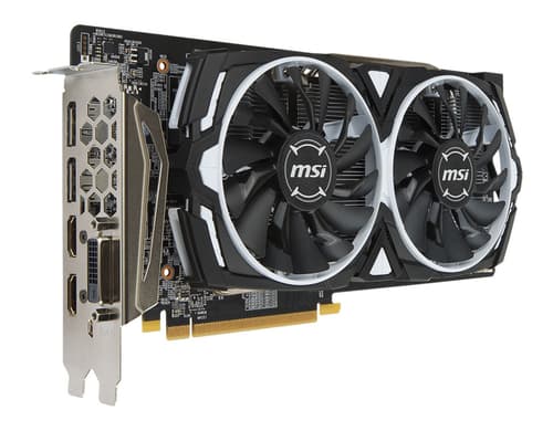 Buy MSI Radeon RX 580 Armor OC 8GB GDDR5 Best Price in India mdcomputers.in
