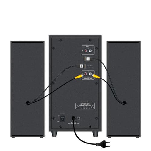 Buy Ant Esports GS80 2.1 RGB Gaming Speakers at best price-Mdcomputers.in