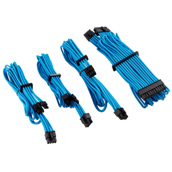 Corsair Premium individually Sleeved PSU Cables Starter Kit Type 4 Gen ...