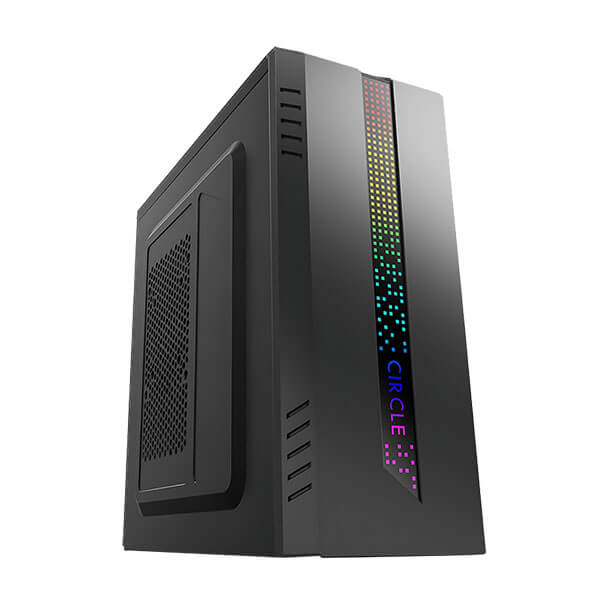 Circle Glare 3.0 with SMPS C-DOT Variant Black Cabinet