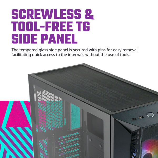 Buy Cooler Master MasterBox MB520 Mesh ARGB Cabinet