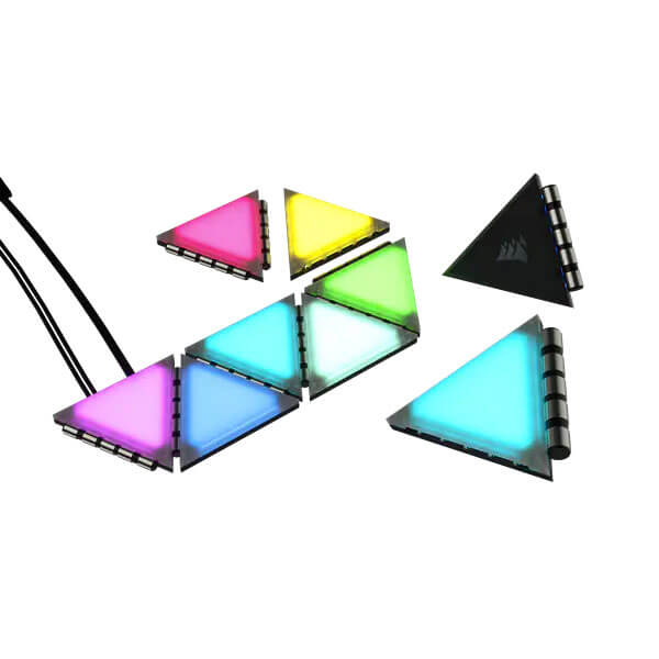 Buy Corsair iCUE LC100 Mini Triangle | Case Accent RGB Lighting Panels ...