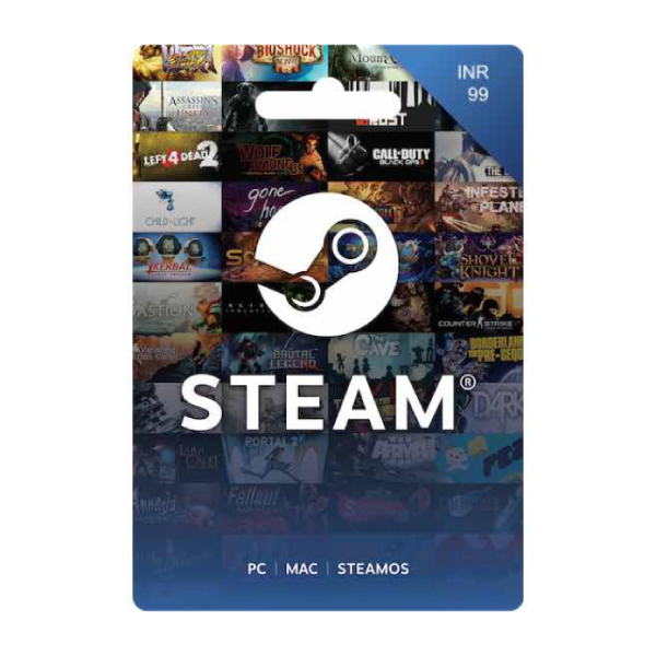 Buy Steam Gift Card ₹99 at mdcomputers.in