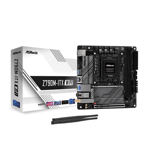 Buy ASRock Z790M-ITX WIFI | M-ITX Motherboard | Mdcomputers.in