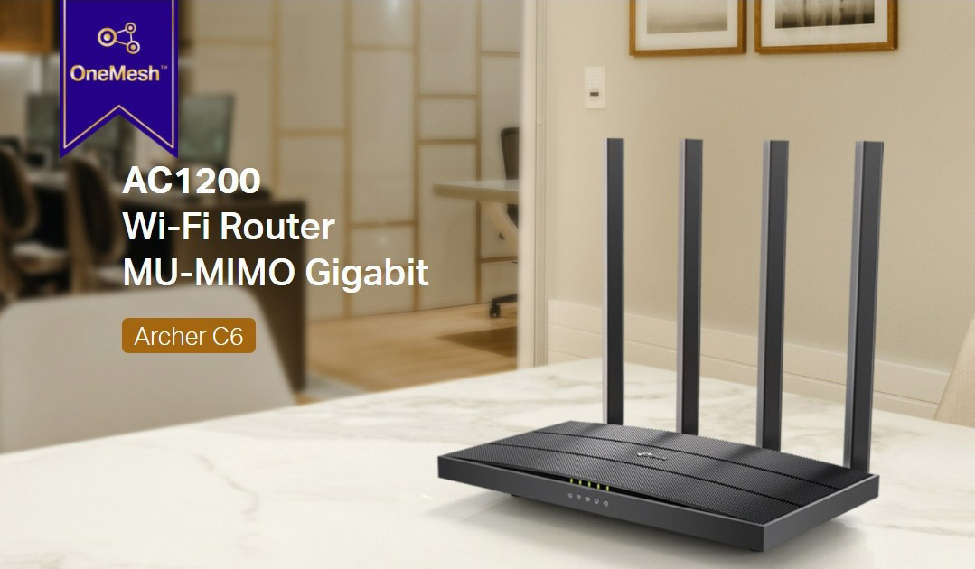 Buy TP-Link Wireless Router, Archer C6 AC1200